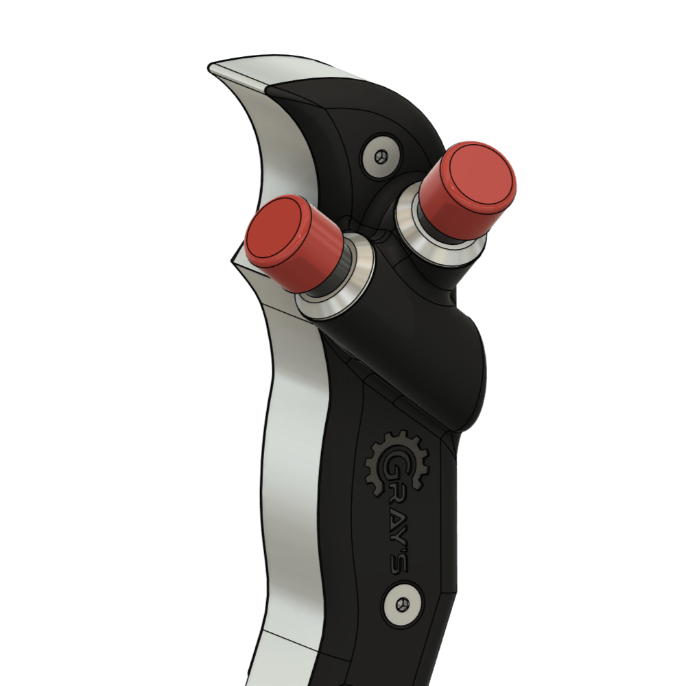 B&M Pro Stick - V2.5 Dual Latching Button Complete Shifter – Gray's ...